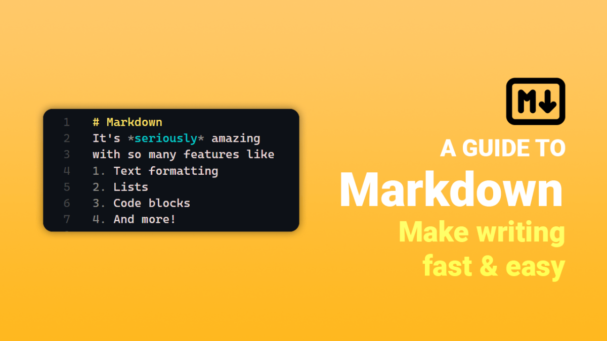 A Guide To Markdown Dave Gulati